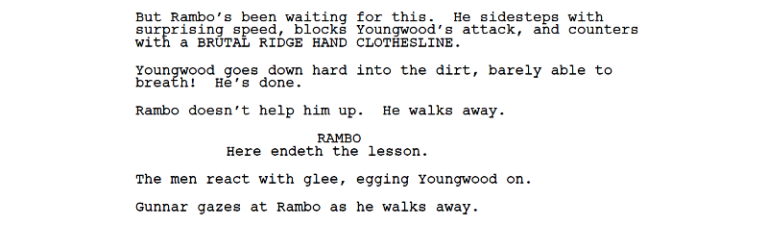 Screenwriting Basics: How to Write Cinematic Fight Scenes - ScreenCraft