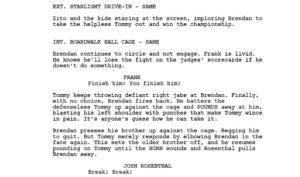 Screenwriting Basics: How to Write Cinematic Fight Scenes - ScreenCraft