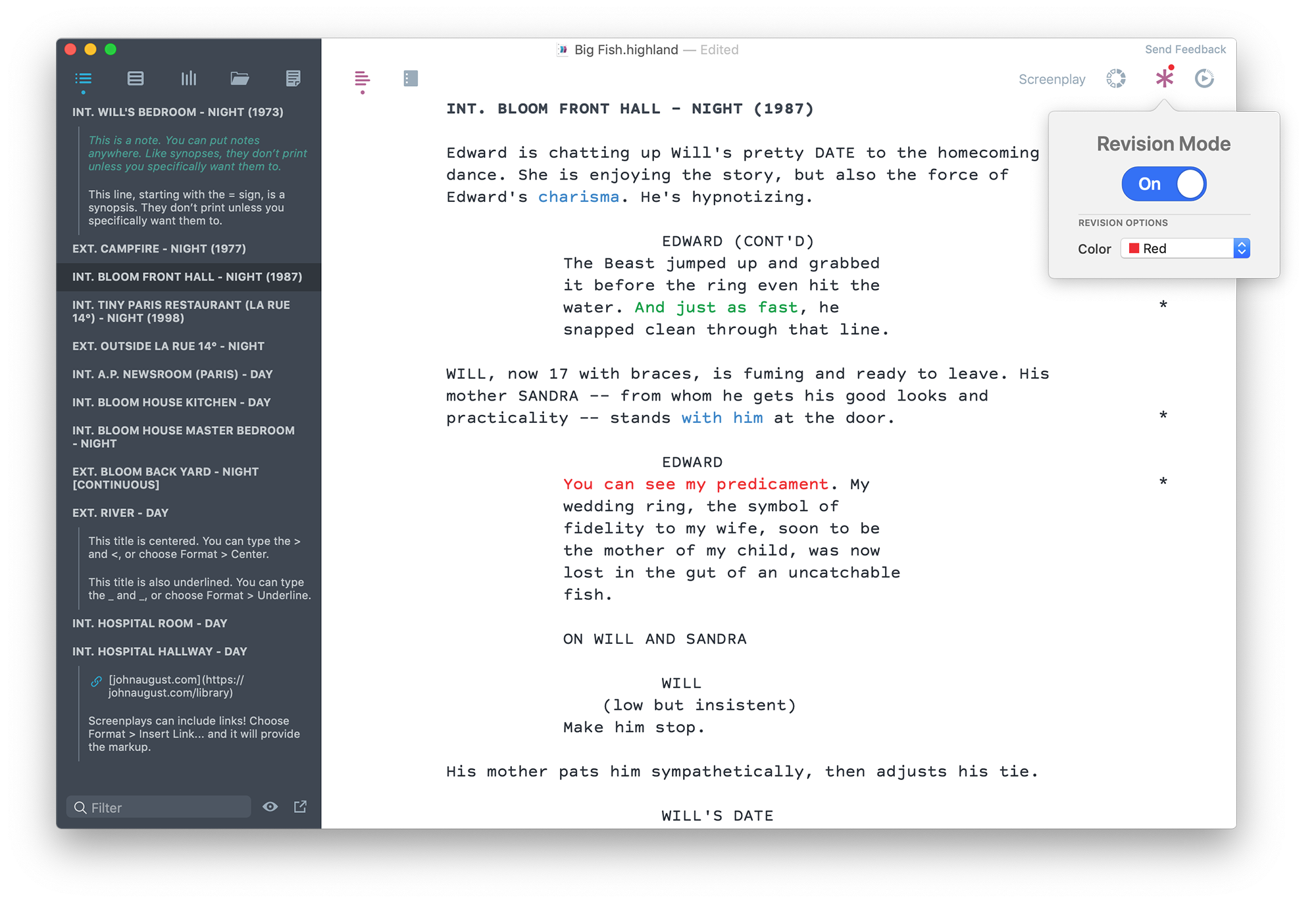 Top 10 Features You’ll love in Highland 2.5, the Updated Screenwriting ...