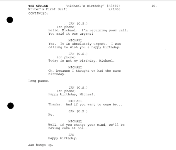 What the Funniest Movie (& TV) Moments Look Like on the Page - ScreenCraft